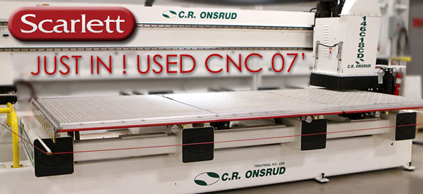 Used C.R. Onsrud CNC Router 146C18CD 5' x 12' - Scarlett, Inc.