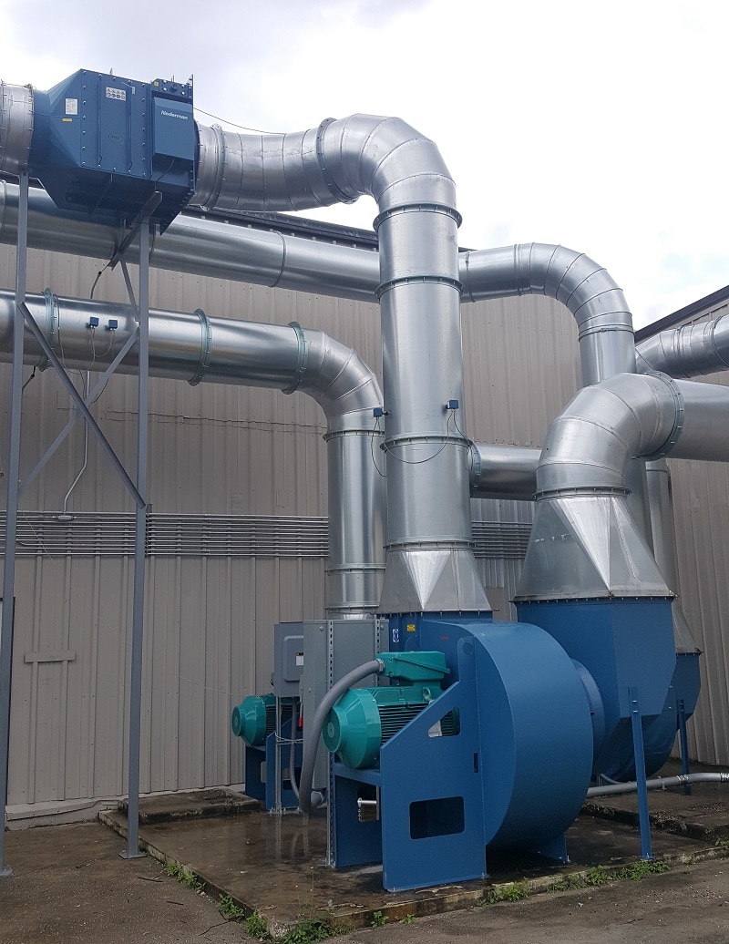 Energy Efficient High-Volume Dust Collection System - Scarlett, Inc.